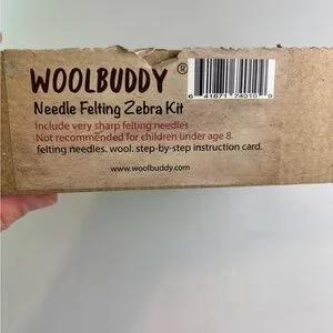 WoolBuddy | Other | Bundle 23 Needle Felting Zebra Kit New Open Box ...